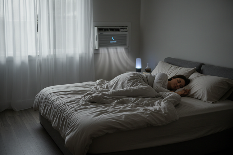 How to Use Air Conditioner Sleep Mode | Night Cooling Guide – Life ...
